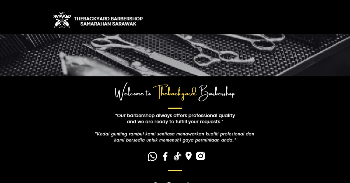 Official | Thebackyard Barbershop | Samarahan Sarawak